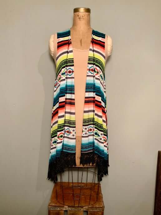 Serape Vest – Copper & Lace Western Boutique