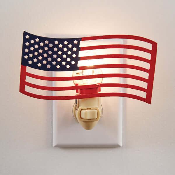 American Flag Night Light – Copper & Lace Western
